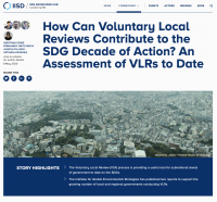 Online Voluntary Local Review (VLR) Lab | Publications | IGES